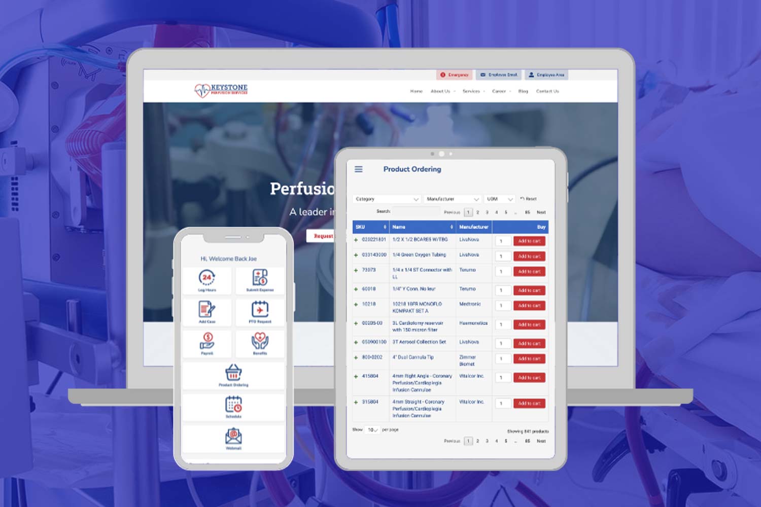 Healthcare WooCommerce Web Developed for Keystone Perfusion - Zen Agency™