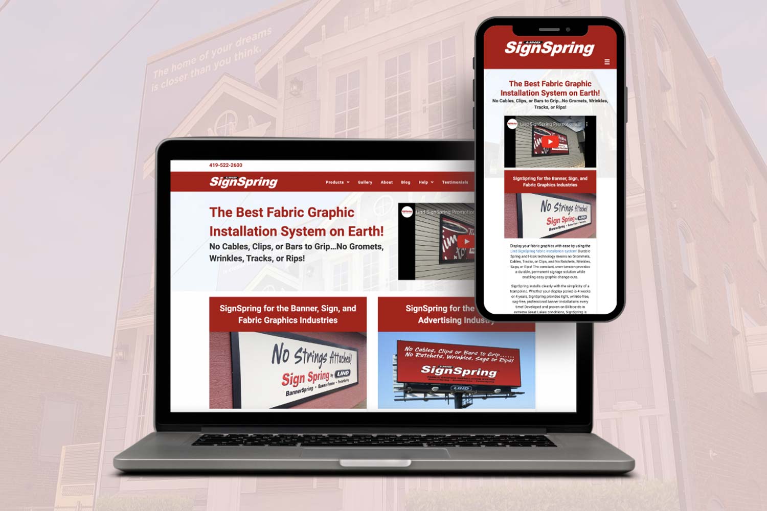 Custom Website Designed for Billboard & Banner Manufacturer